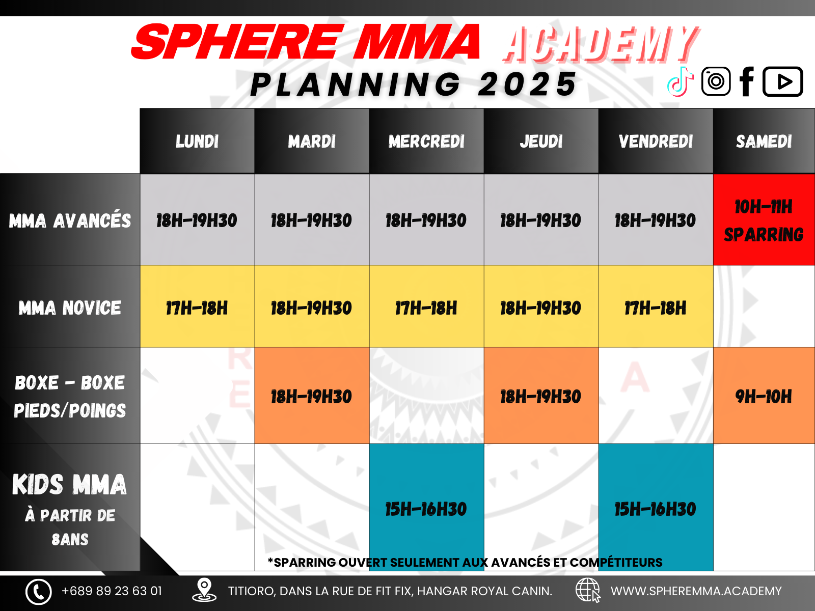 Page d'accueil - SPHERE MMA ACADEMY